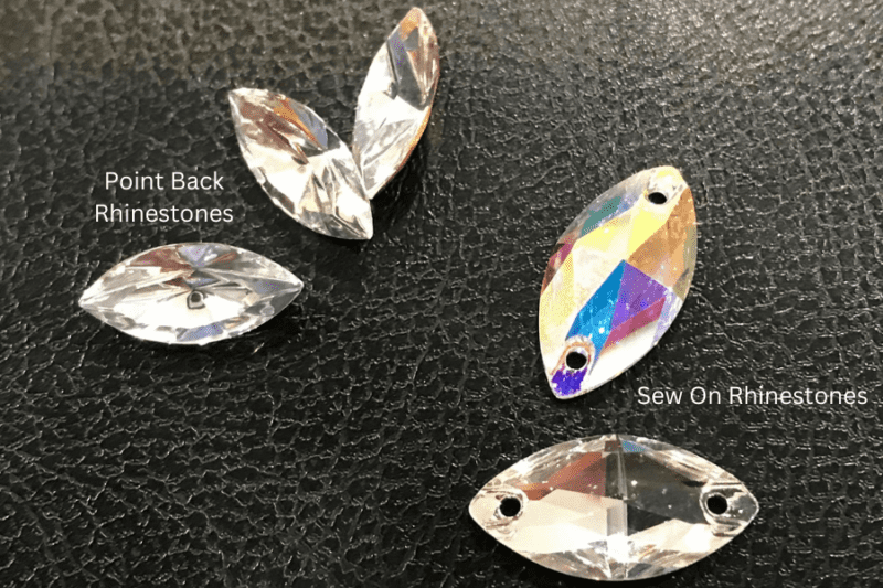 How to Professionally Set & Sew Pointback Mounted Rhinestones