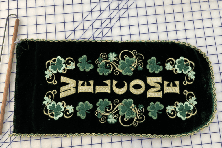 Sew a Fast & Fabulous Velvet Banner in 8 Simple Steps | The Creative Sewist
