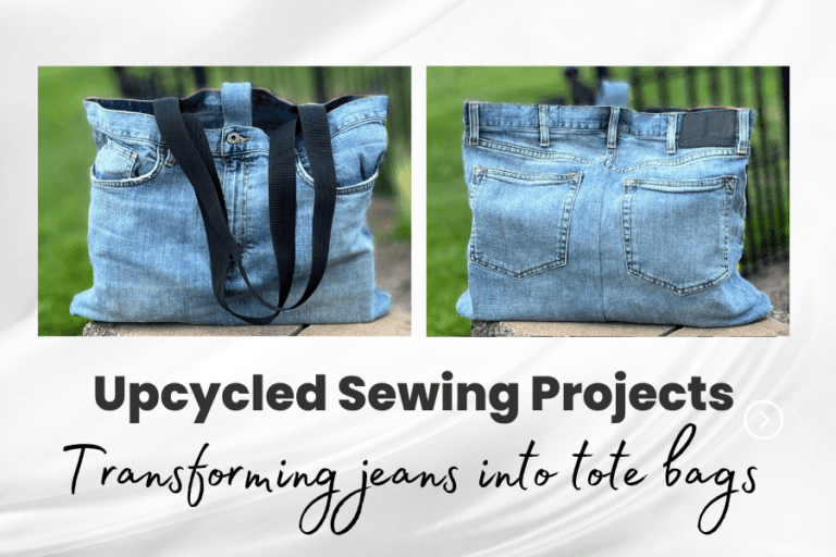 Easy Upcycled Sewing Project: Turn Old Jeans Into Tote Bag | The ...
